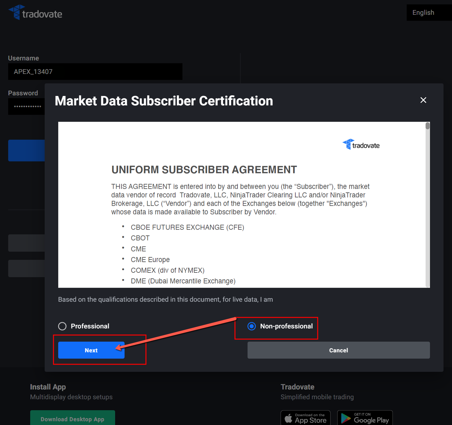 Setting up Tradovate - Apex Trader Funding