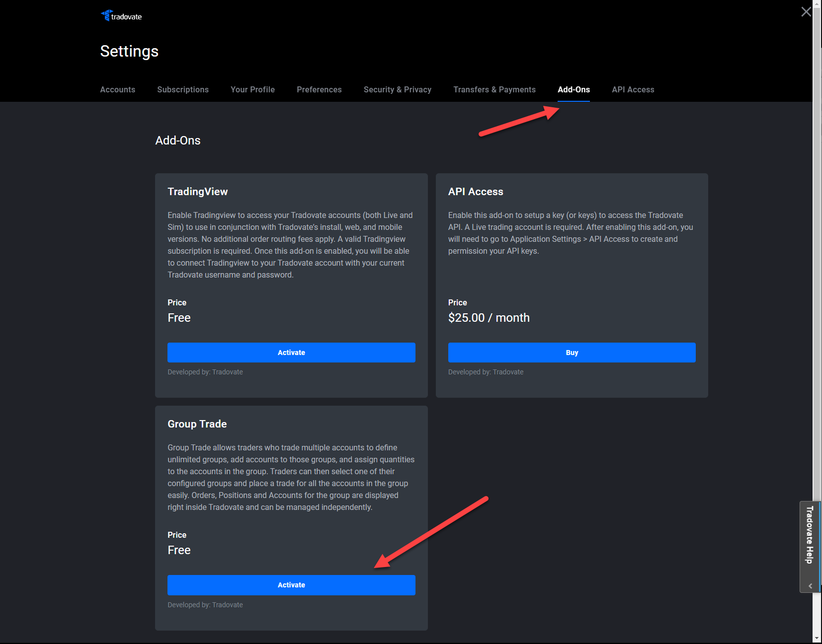 Tradovate Group Copier - Apex Trader Funding
