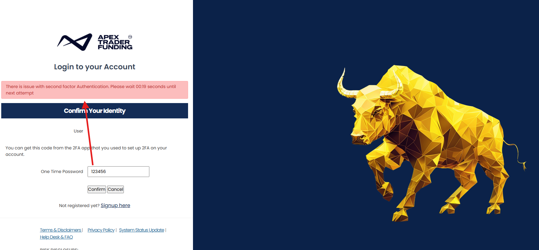 Setting Up Two-Factor Authentication (2FA) - Apex Trader Funding